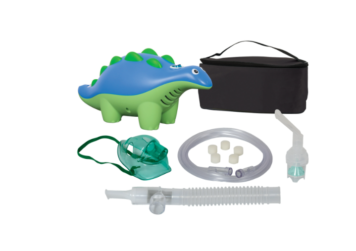 ROSCOE DINOSAUR PEDIATRIC NEBULIZER SYSTEM w/DISPOSABLE AND REUSABLE ...